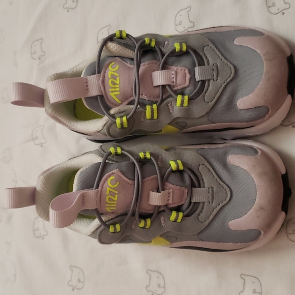 Nike | Shoes | Nike Air Max 27 React Greylemon Llilac 7c | Poshmark